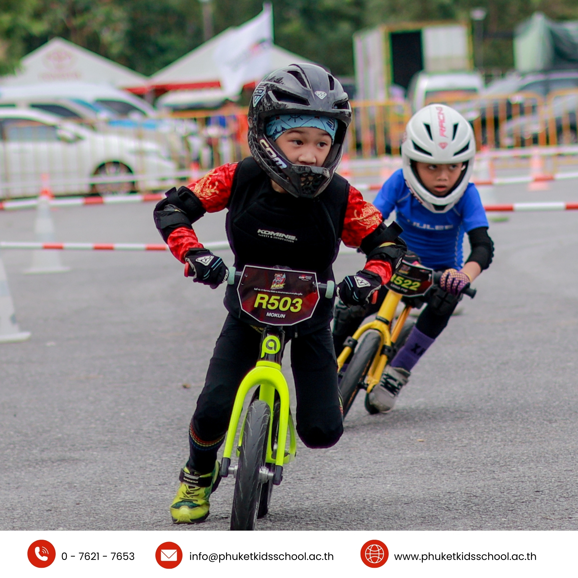 “โมกุน” คว้าถ้วยรางวัลจากการแข่งขันจักรยานขาไถ “TOYOTA GAZOO RACING THAILAND 2025” : โรงเรียน ...